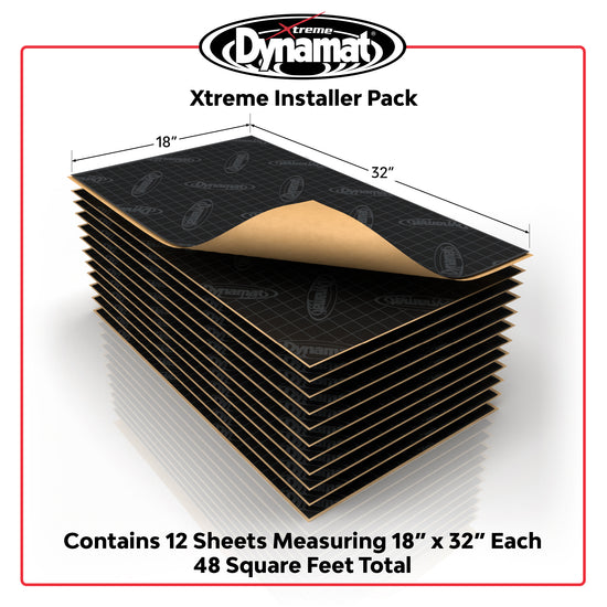 Dynamat Xtreme Sound Deadening Car Insulation Installer Pack – DynamatStore