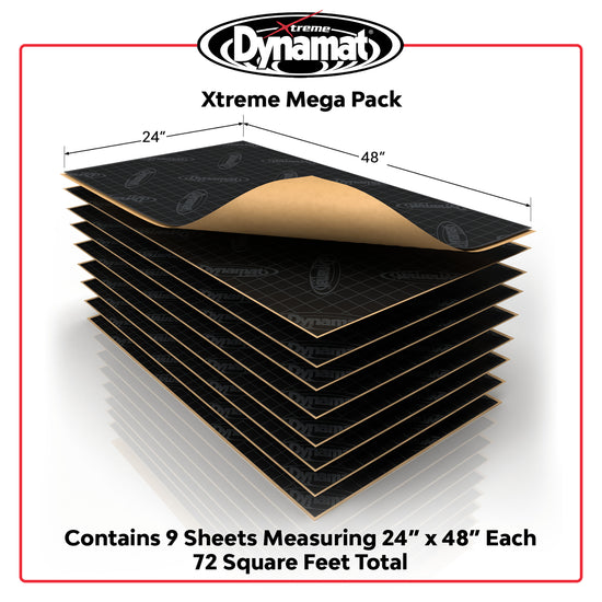 Dynamat Xtreme Sound Deadening Car Insulation Mega Pack – DynamatStore