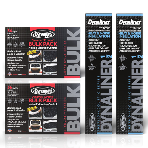 Dynamat Xtreme Sound Deadening & Dynaliner Heat Insulation Bundle–SAVE ...